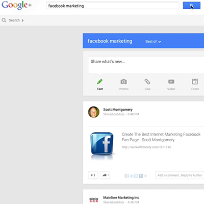 Save Google searches to save time on Google+ - Christiankonline.com
