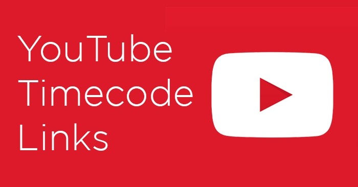 How to include a YouTube video link to a specific time