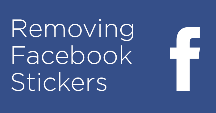 How to remove Facebook stickers in Facebook Messenger - video