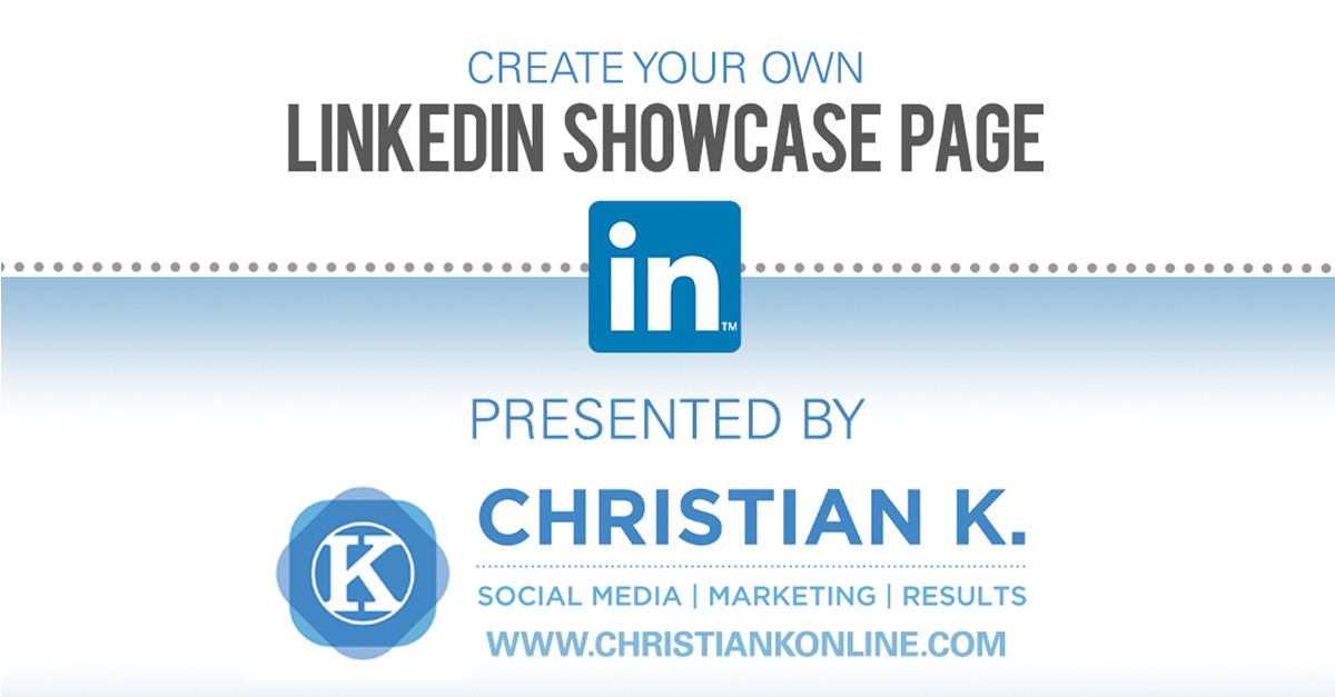 LinkedIn Showcase Pages image dimensions - Infographic