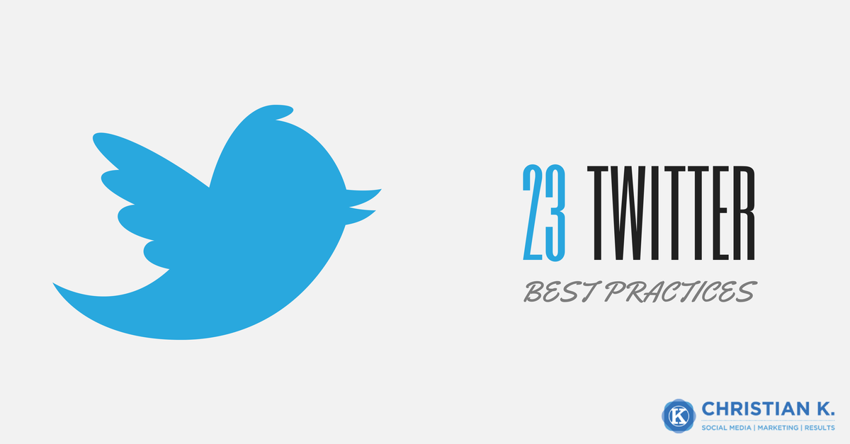 Twitter best practices 2014 - Infographic