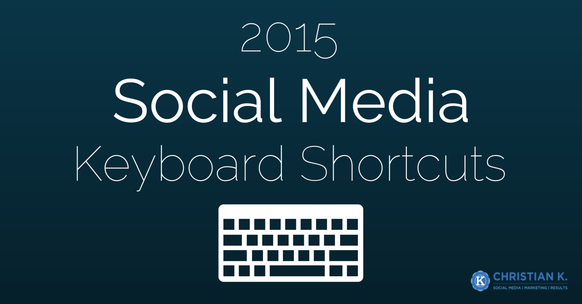85 Social Media Keyboard Shortcuts to Save Time